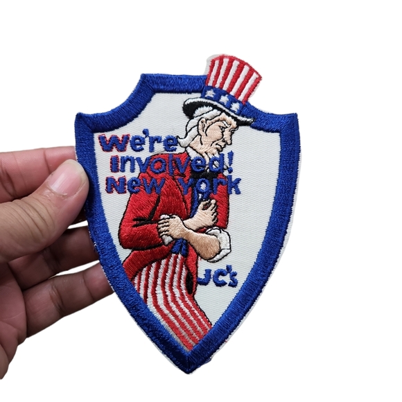 Accessories | Vintage Were Involved New York Jcs Patriotic Patch | Poshmark